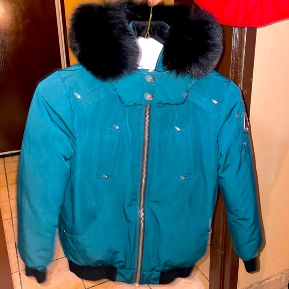 Moose Knuckles | Jackets & Coats | Turquoise Moose Knuckle Coat With ...